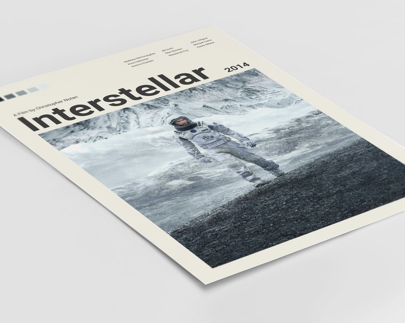 Interstellar Poster, Interstellar Print, Movie Poster, Living Room ...