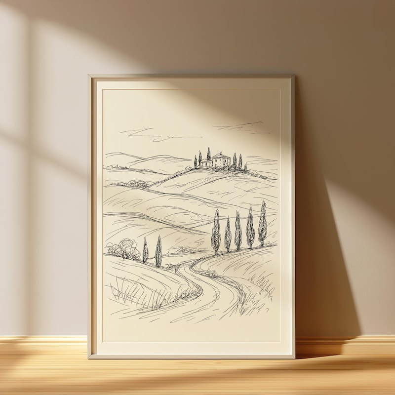 Tuscany Painting - Etsy