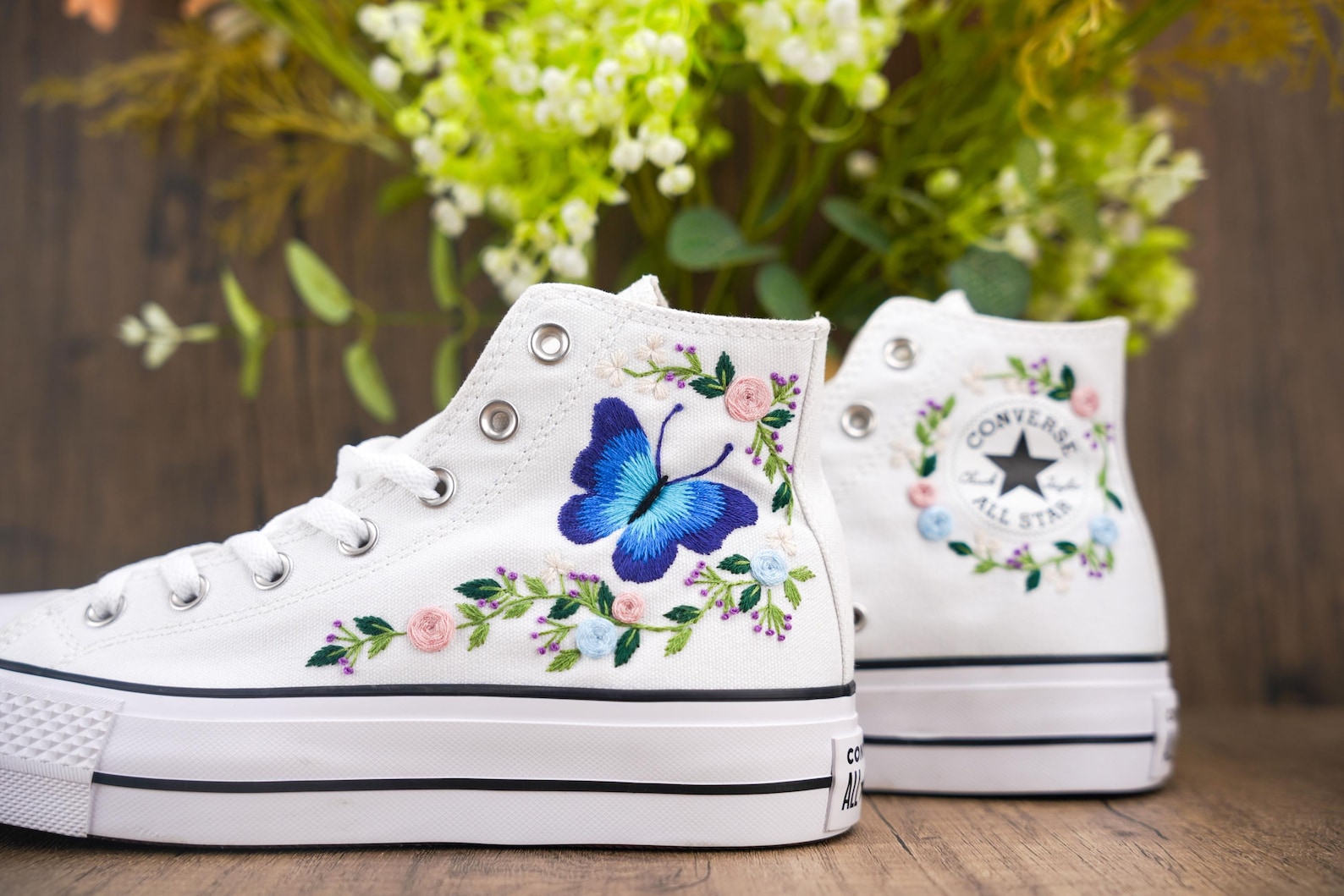 Custom Converse Chuck Taylor Embroidered, Personalized Converse ...