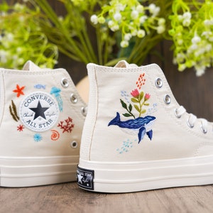 Custom Converse Chuck Taylor Embroidered,personalized Converse ...