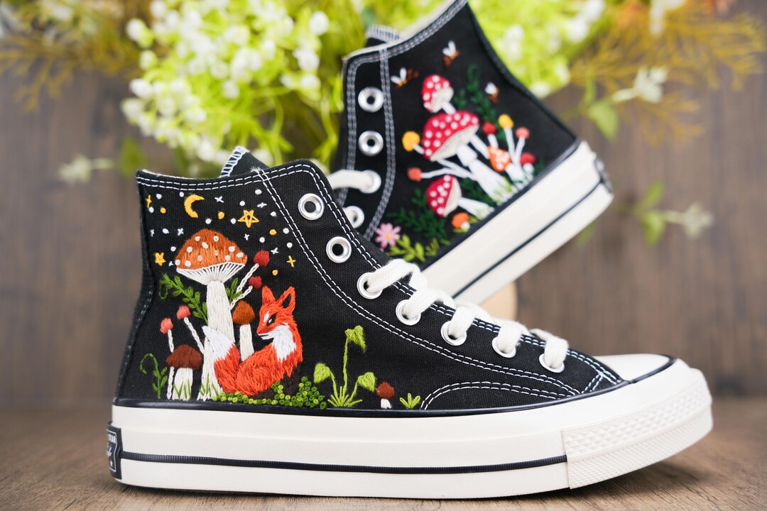Custom Converse Chuck Taylor Embroidered,personalized Converse ...