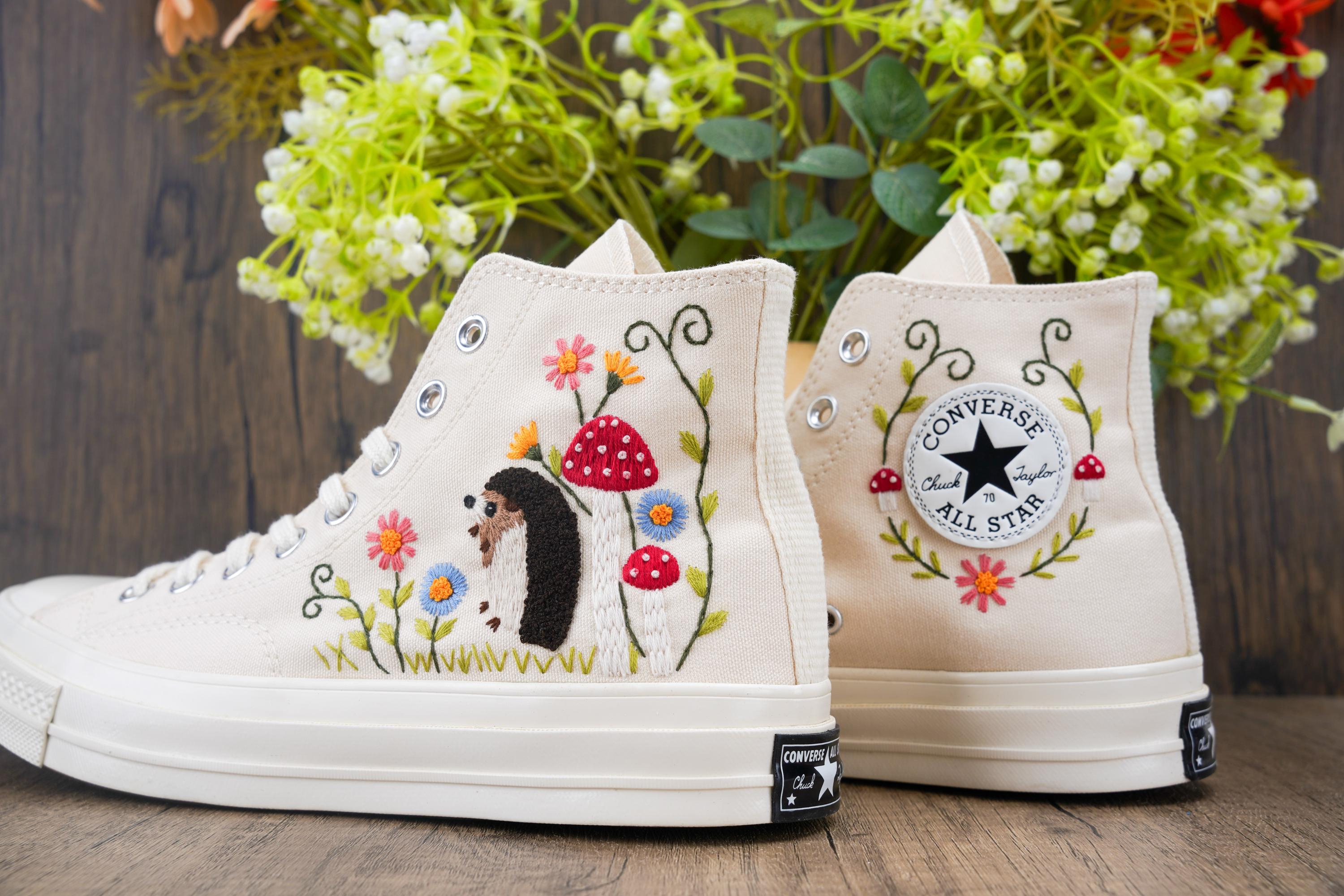 Custom Converse Chuck Taylor Embroidered,personalized Converse ...