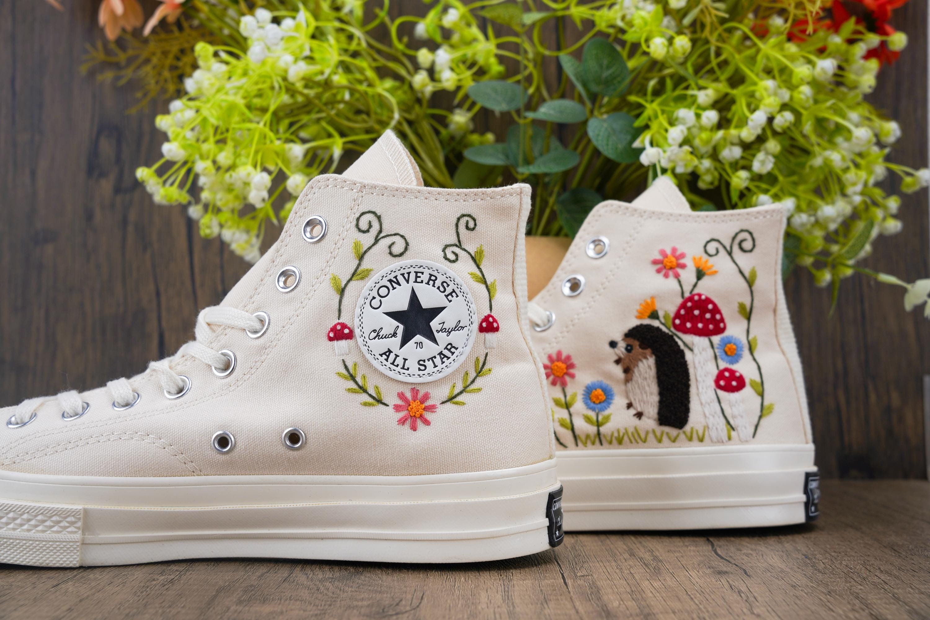Custom Converse Chuck Taylor Embroidered,personalized Converse ...