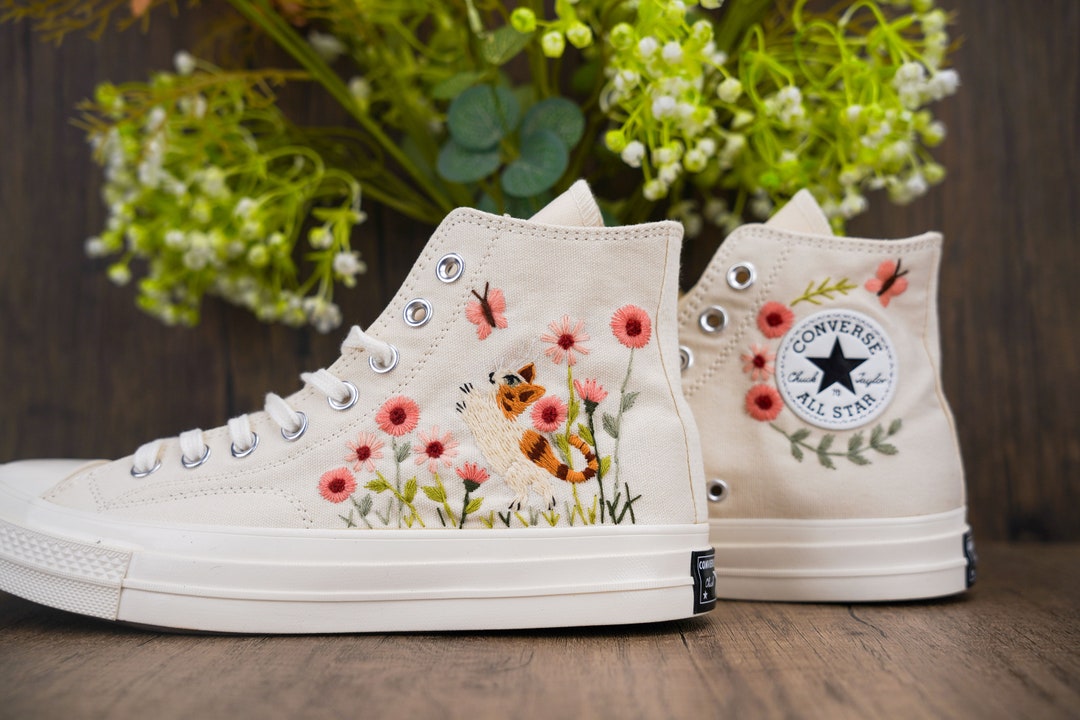 Custom Converse Chuck Taylor Embroidered,personalized Converse ...