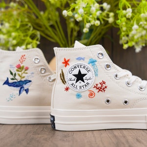 Custom Converse Chuck Taylor Embroidered,personalized Converse ...