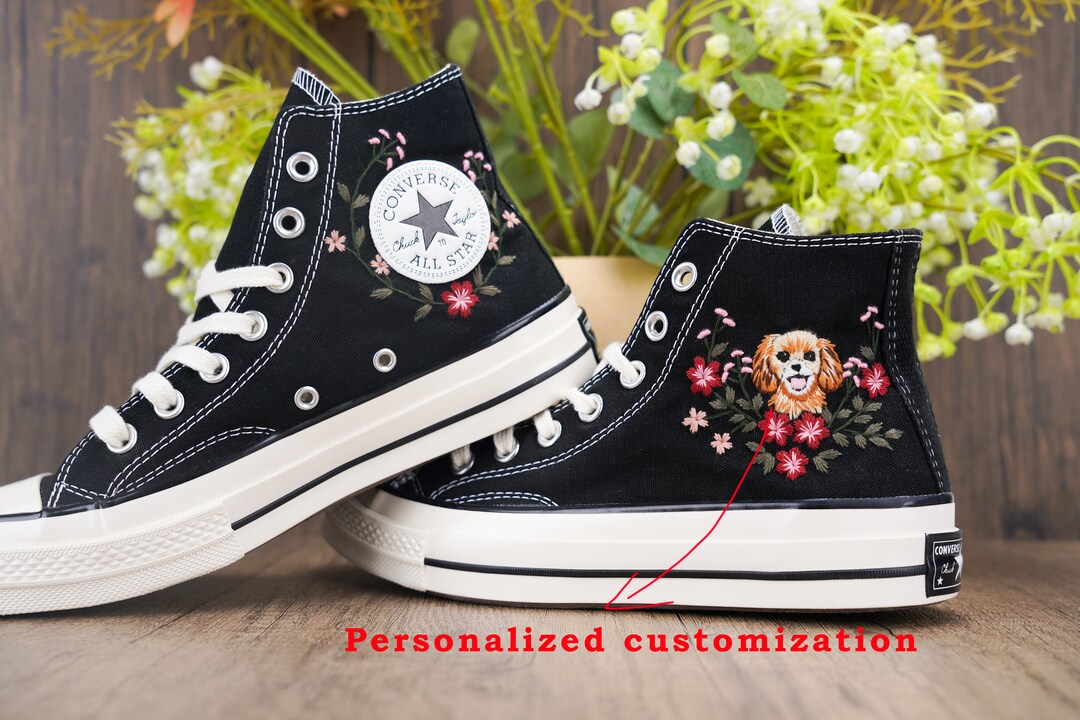 Custom Converse Chuck Taylor Embroidered,personalized Converse ...