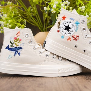 Custom Converse Chuck Taylor Embroidered,personalized Converse ...