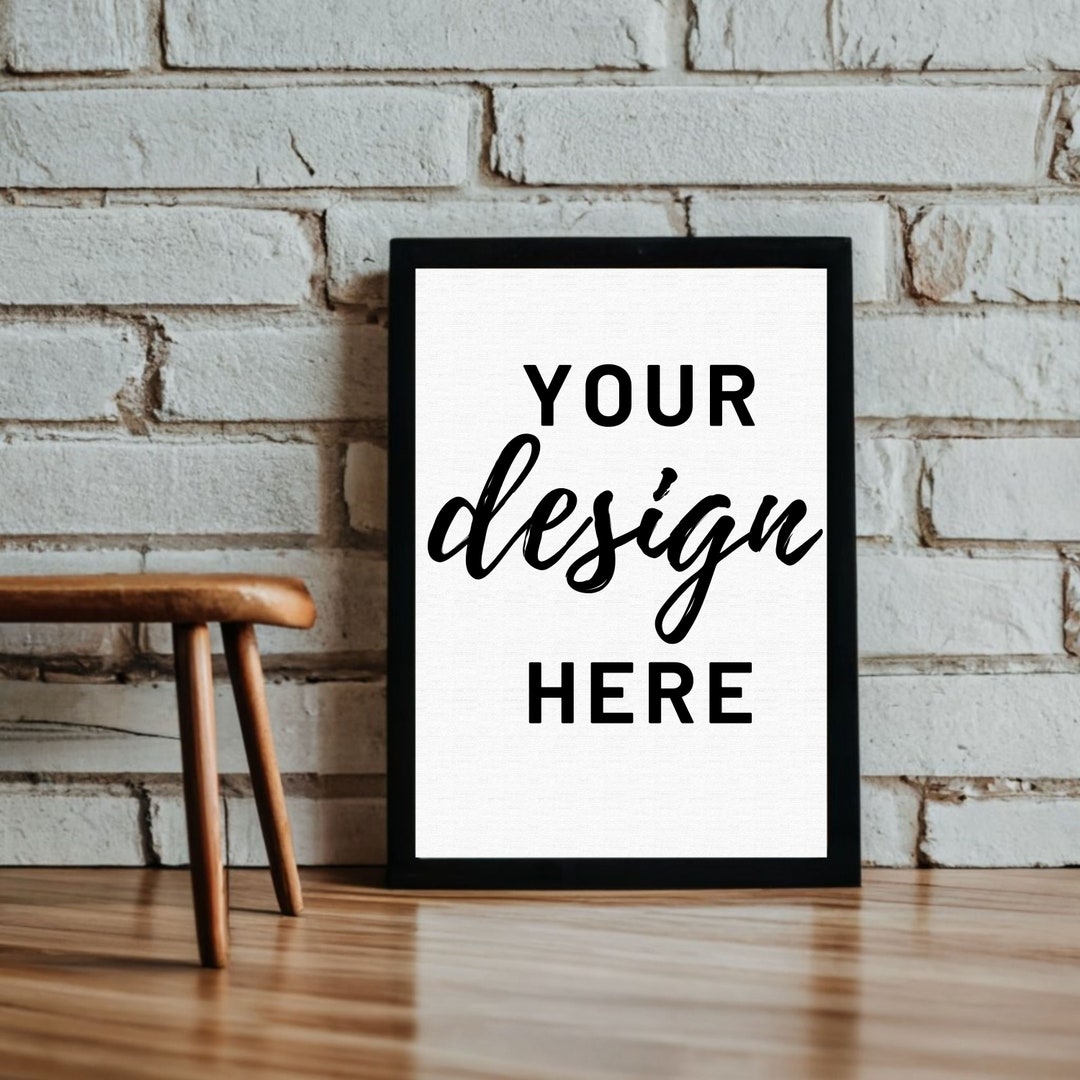 Wall Art Frame Mockup,jpg Wall Mockup Frame, Boho Art Print Mockup ...