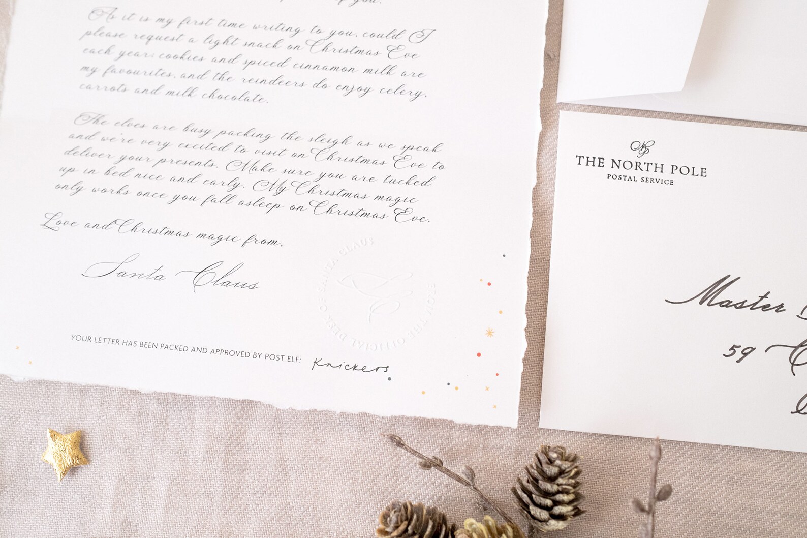 Personalised Santa Letter Santa Letter for Kids From the North Pole ...