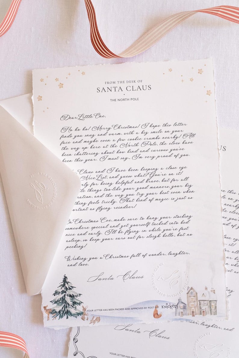 Personalised Santa Letter - Santa Letter for Kids From the North Pole ...