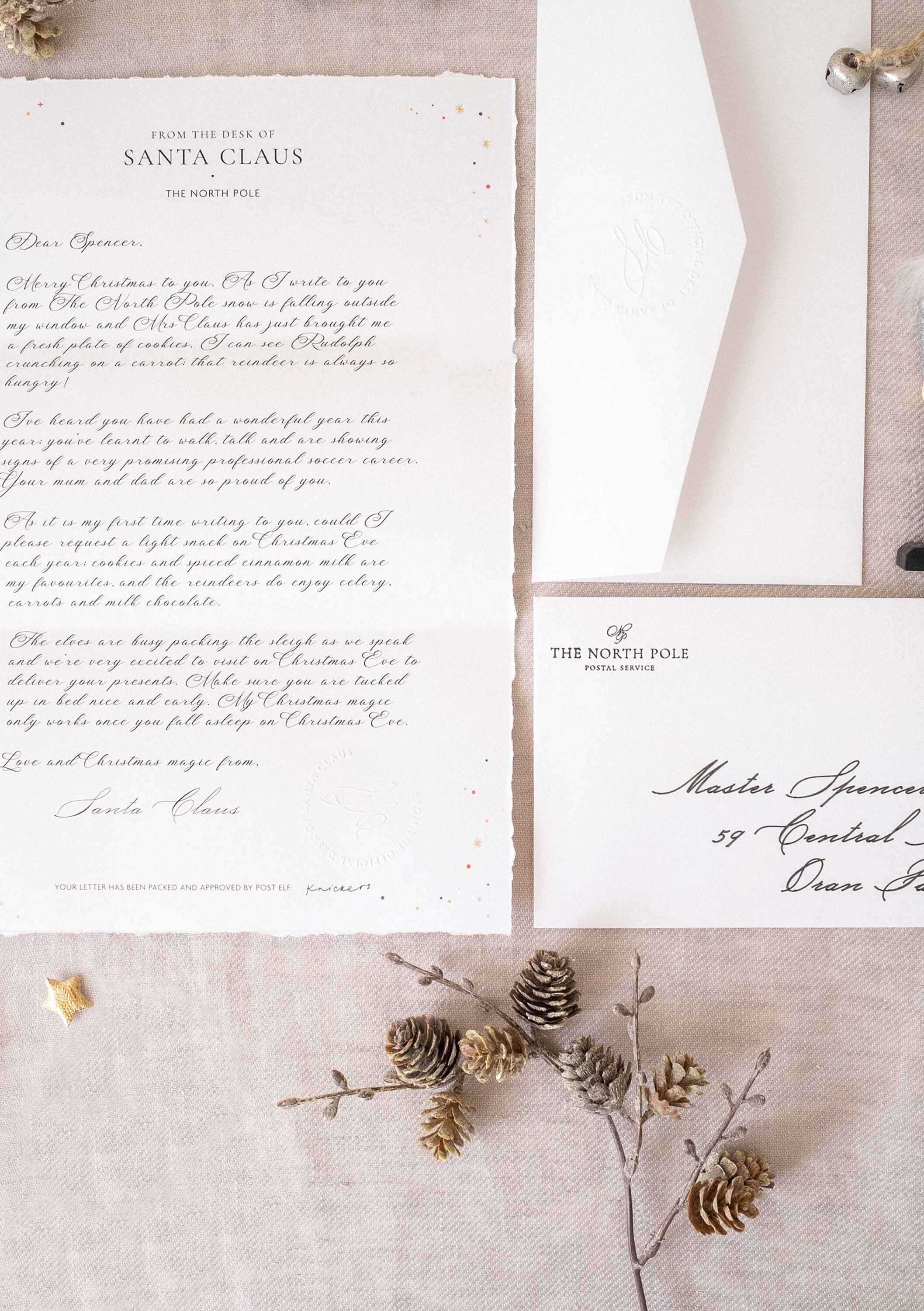 Personalised Santa Letter Santa Letter for Kids From the North Pole ...