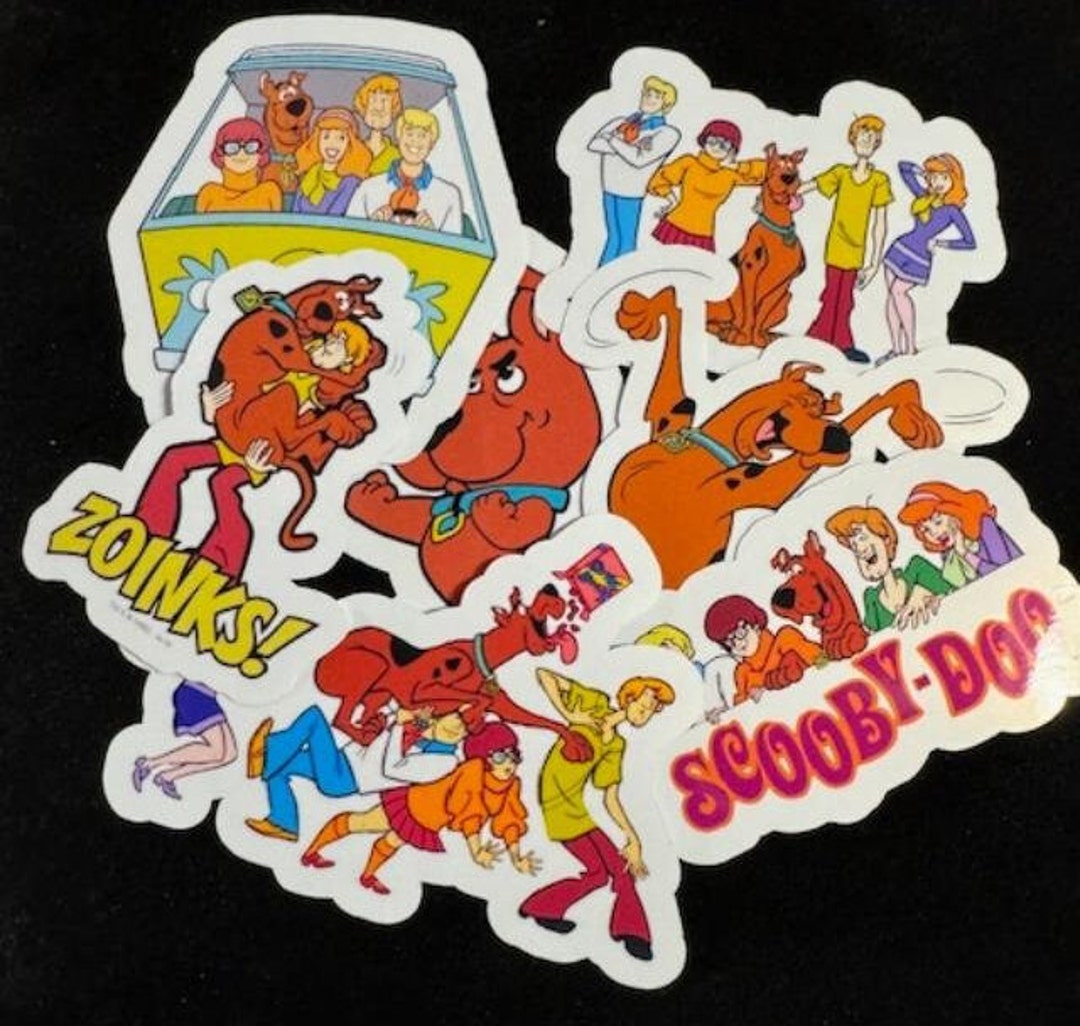 Scooby Stickers - Etsy