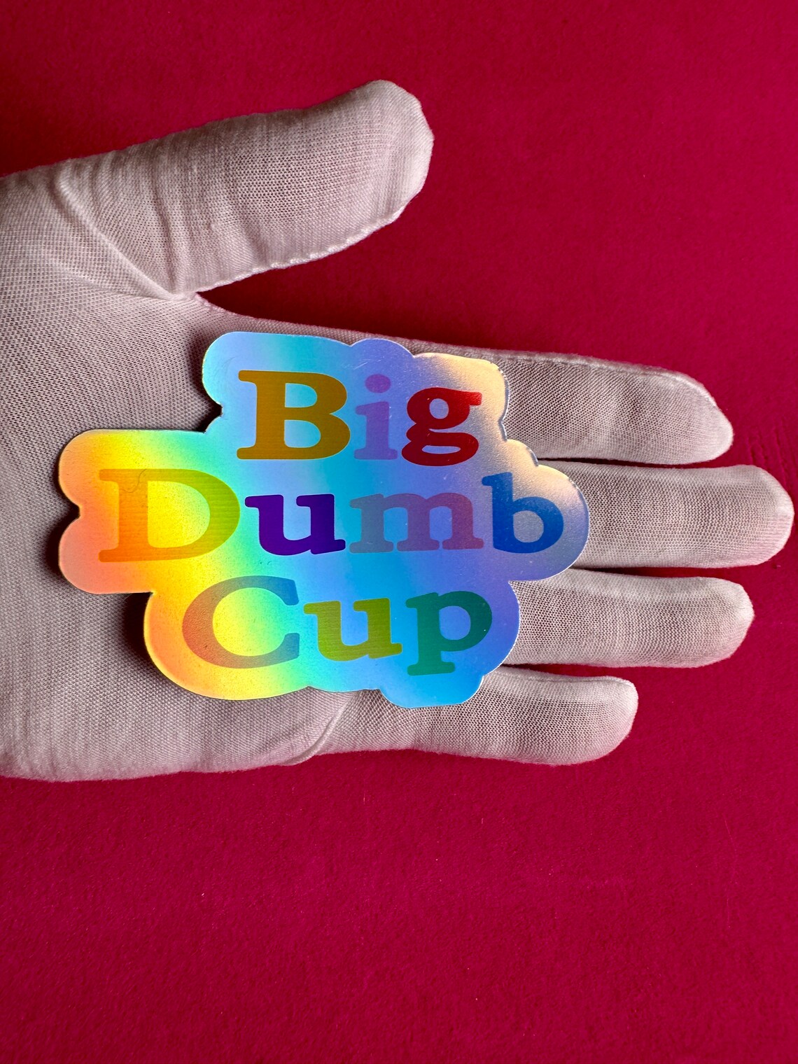 Big Dumb Cup Sticker - Etsy