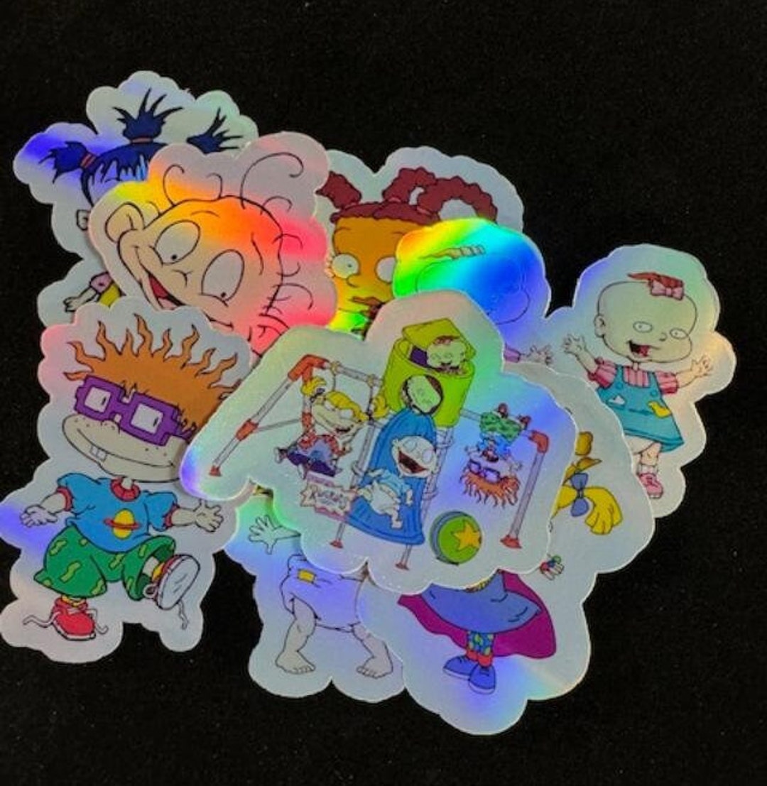 Rugrats Inspired Design Holographic Stickers - Etsy