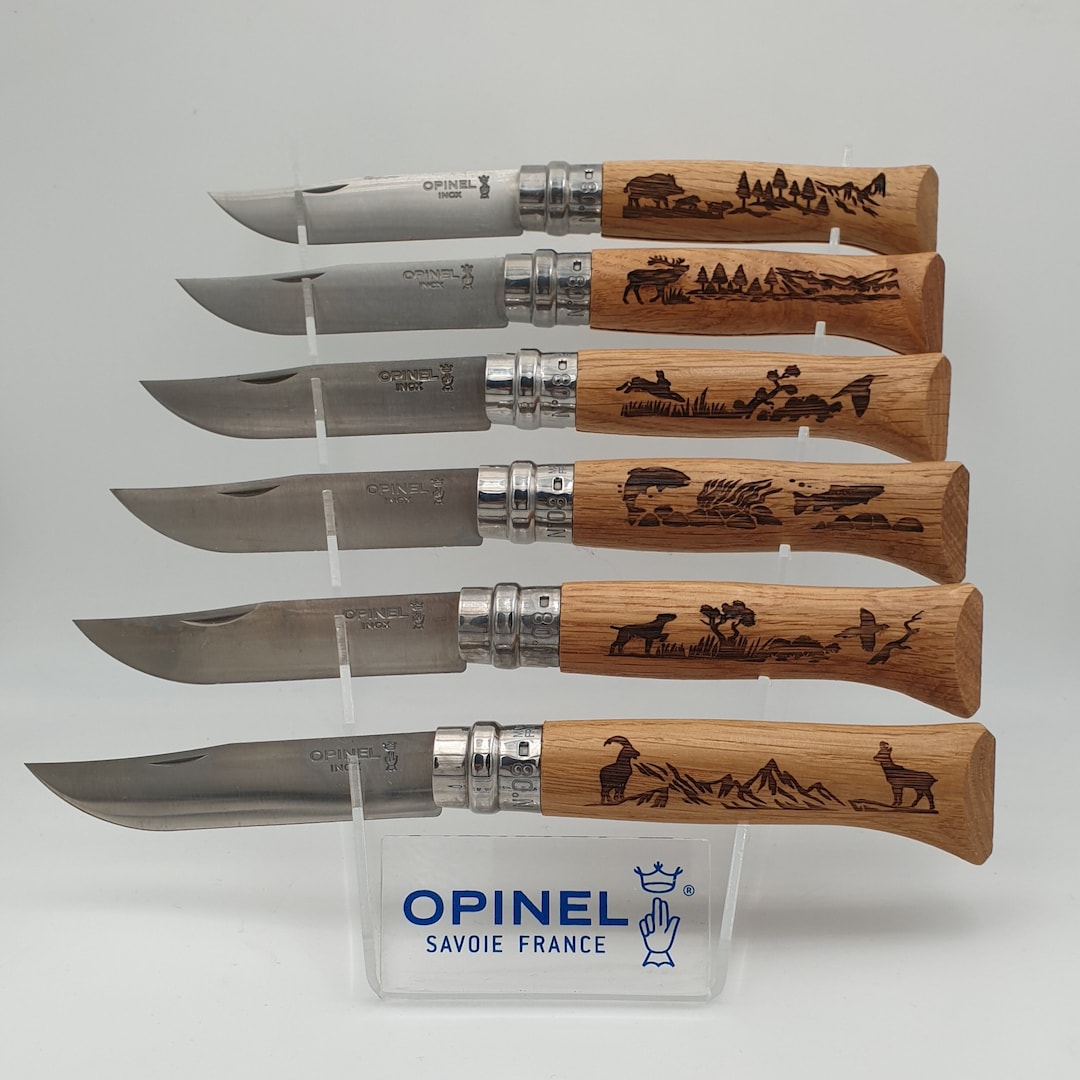 Opinel N 08 Animals Oak to Personalize Engraving Knife - Etsy