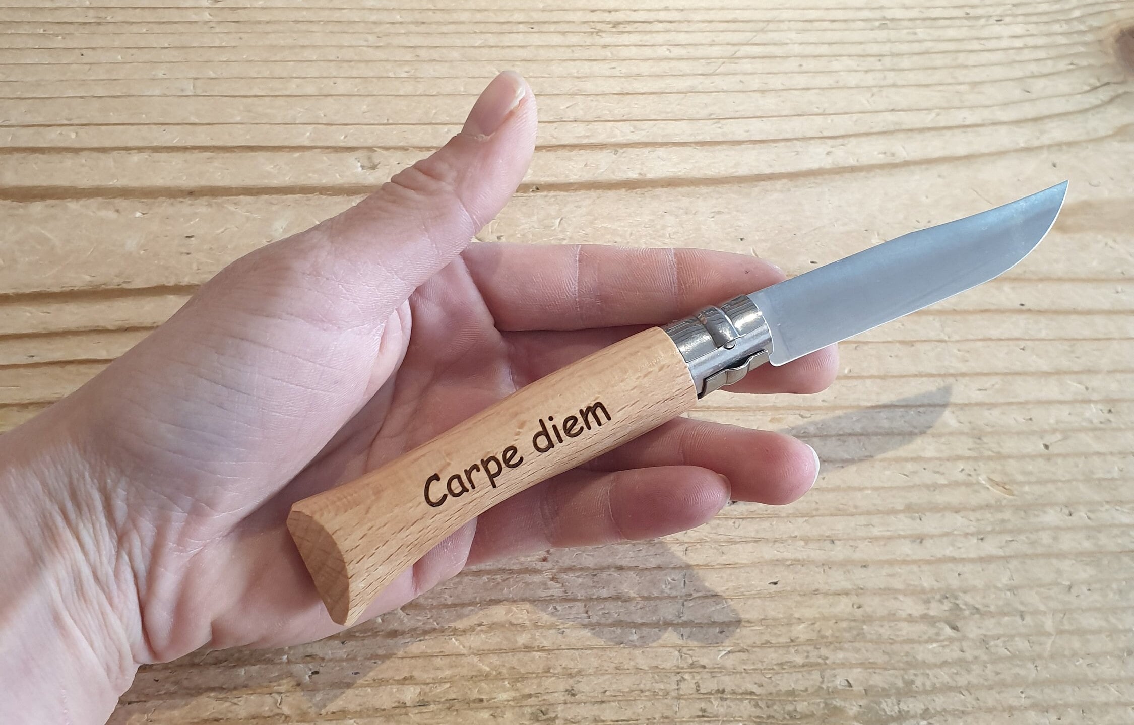 Opinel n 08 gravure Sport Rando Ski Vélo à personnaliser couteau gravé ...