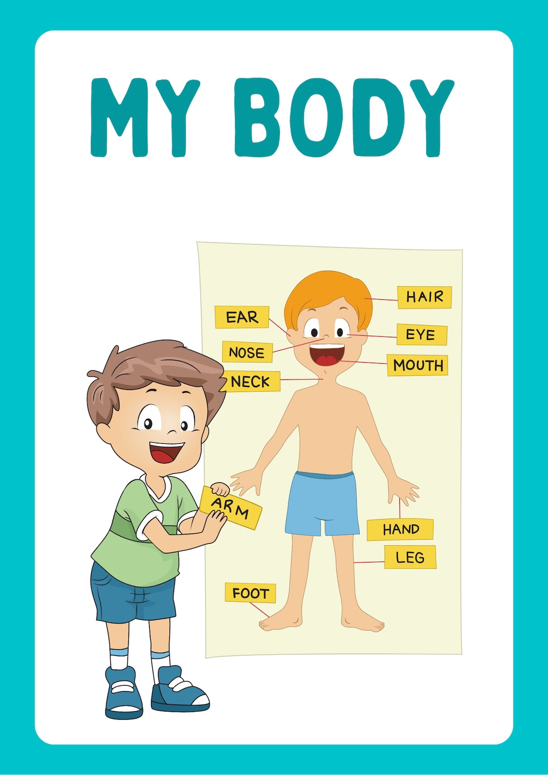 Me and My Amazing Body Workbook: Exploring Faces Features - Etsy