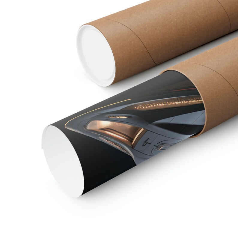 Matte Vertical Posters Starship 7 - Etsy