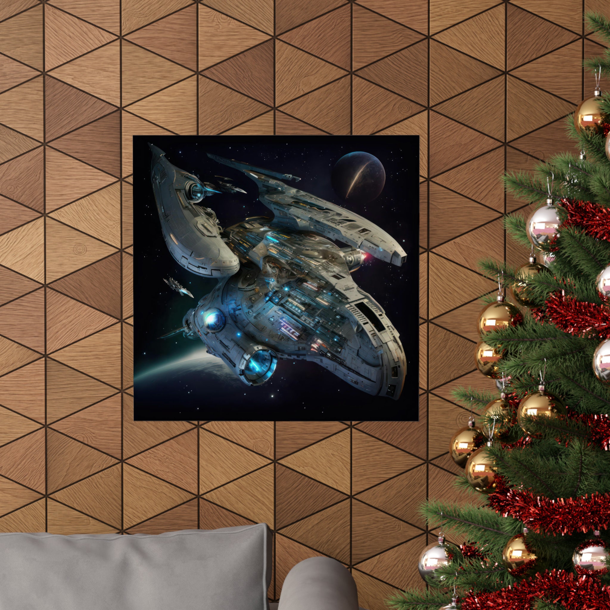 Matte Vertical Posters Starship 2 - Etsy