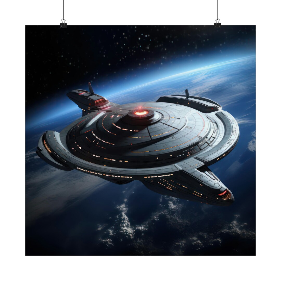 Matte Vertical Posters Starship 3 - Etsy