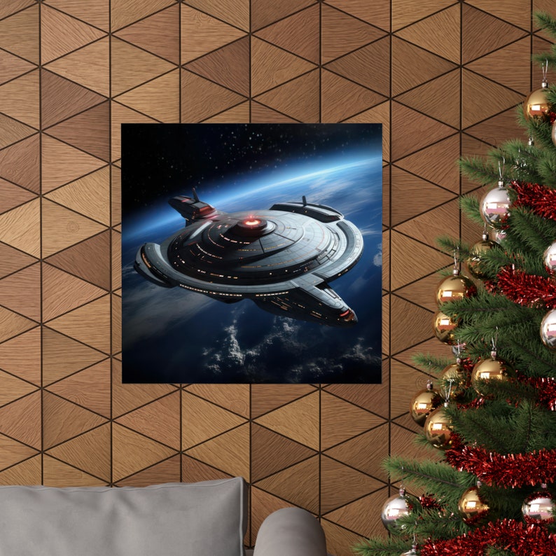 Matte Vertical Posters Starship 3 - Etsy