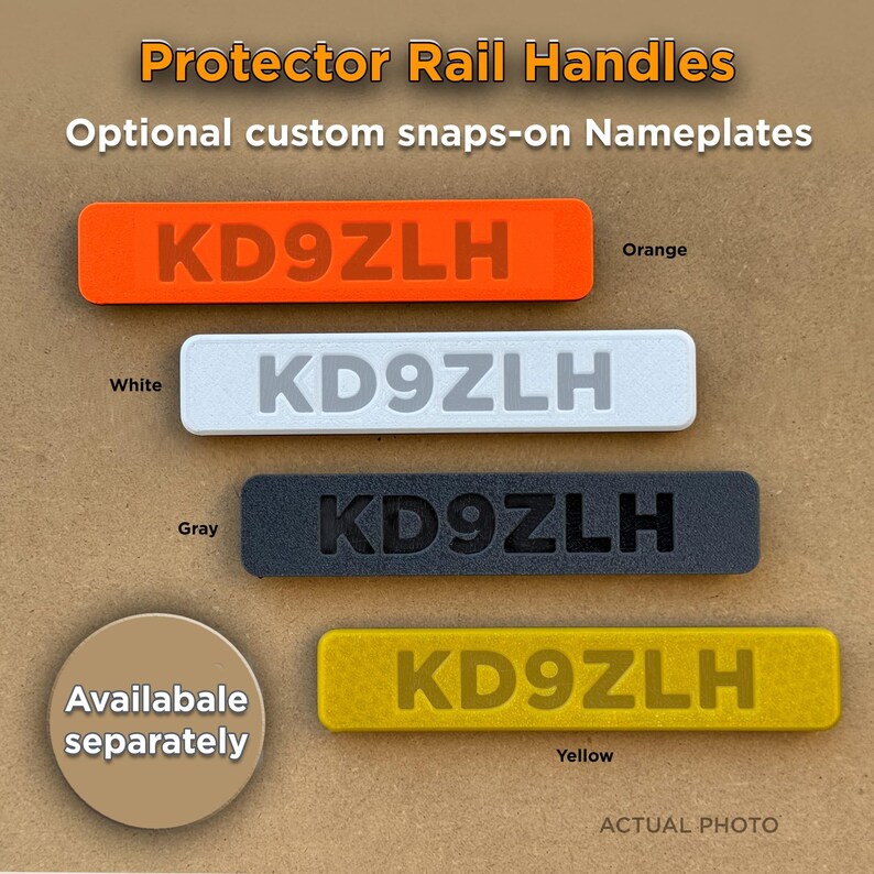 Personalizable Carry Handles for YAESU FT-991 and FT-991A Radio ...