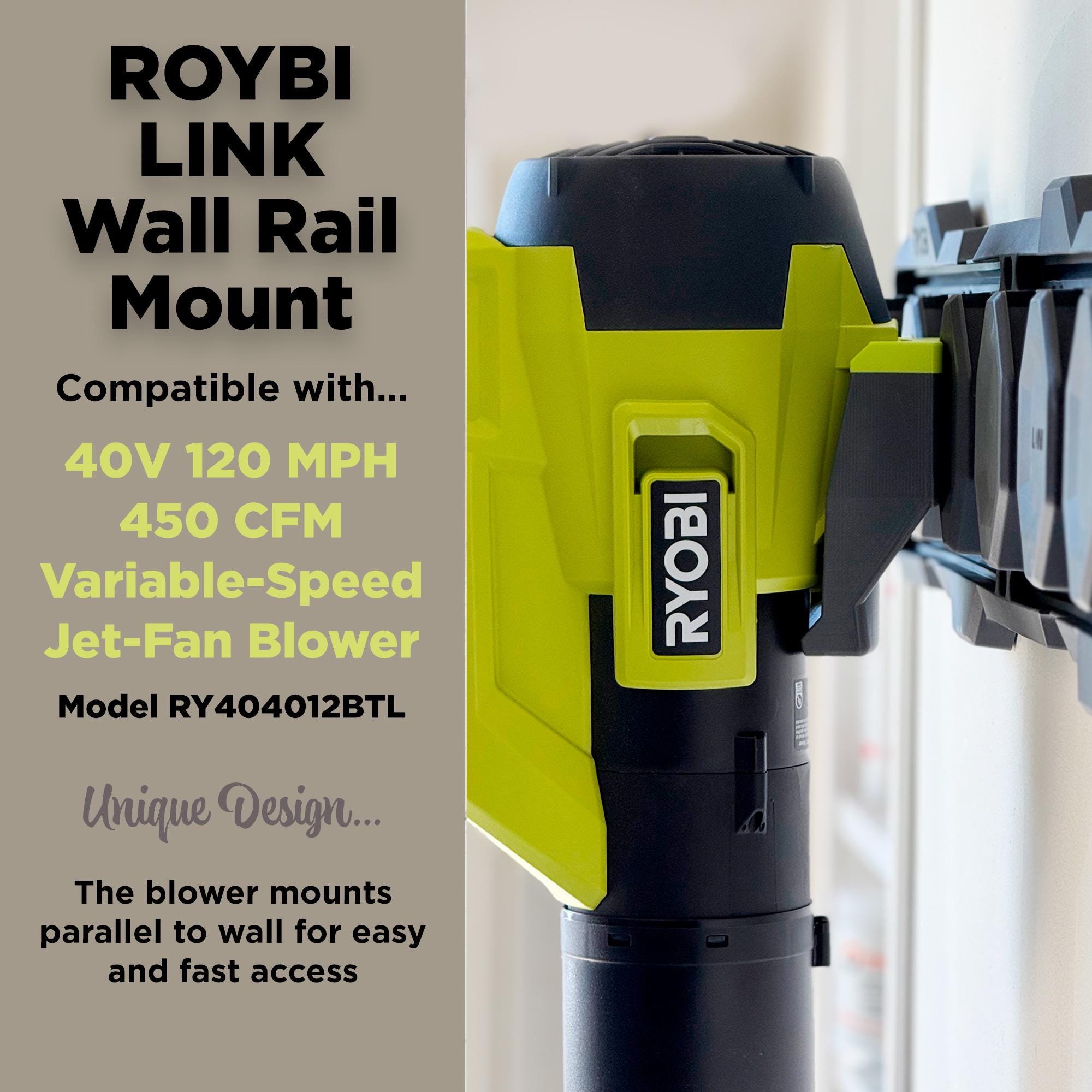 RYOBI LINK Blower Wall Mount: Model RY404012 - Etsy