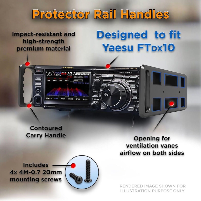 Carry Handles for YAESU FTDX10D Radio Transceivers - Etsy