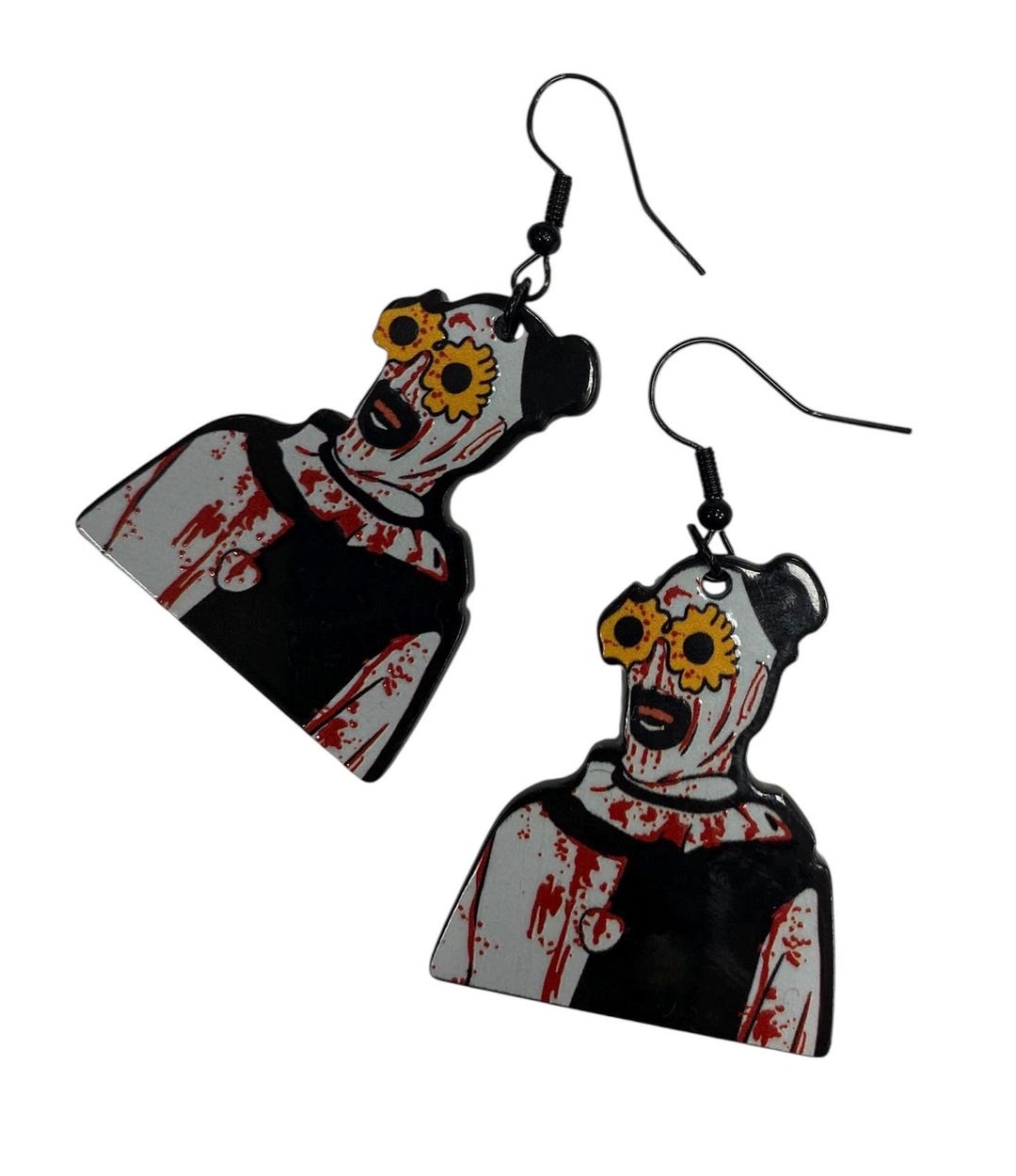 Terrifier Art the Clown Wearing Glasses Inspired Double Sided Acrylic ...
