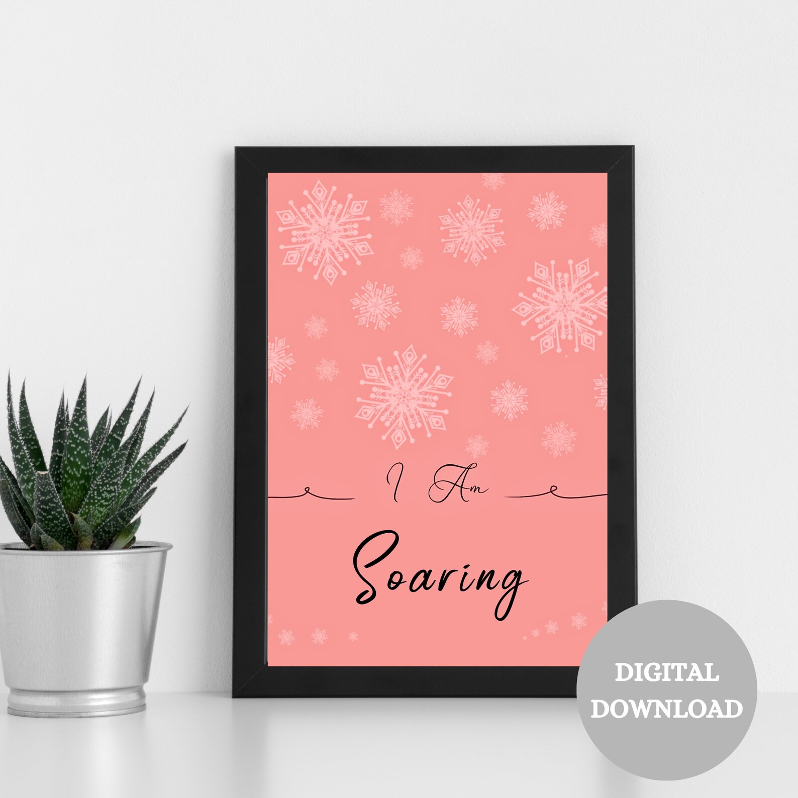 I Am Soaring Self-love Positive Affirmation Wall Decor, Self-care ...