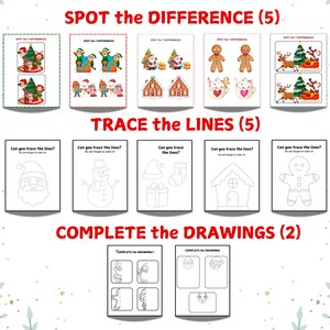 Printable Christmas Activity Bundle | Christmas Activities for Kids ...