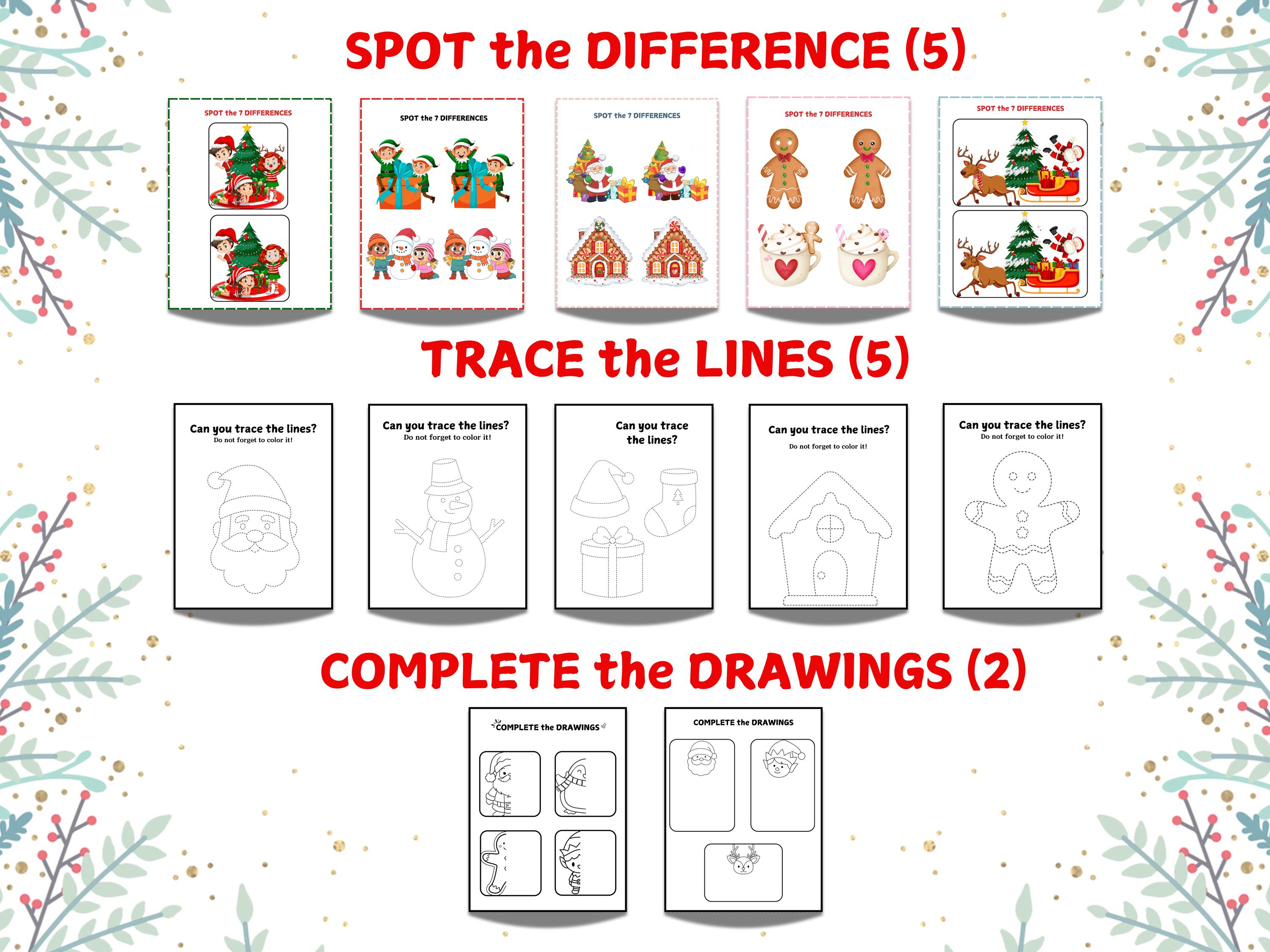 Printable Christmas Activity Bundle | Christmas Activities for Kids ...