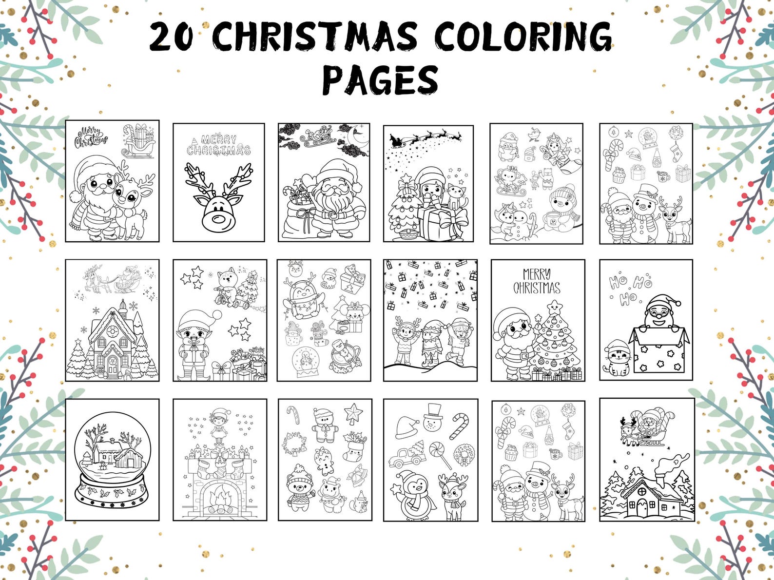 Printable Christmas Activity Bundle | Christmas Activities for Kids ...