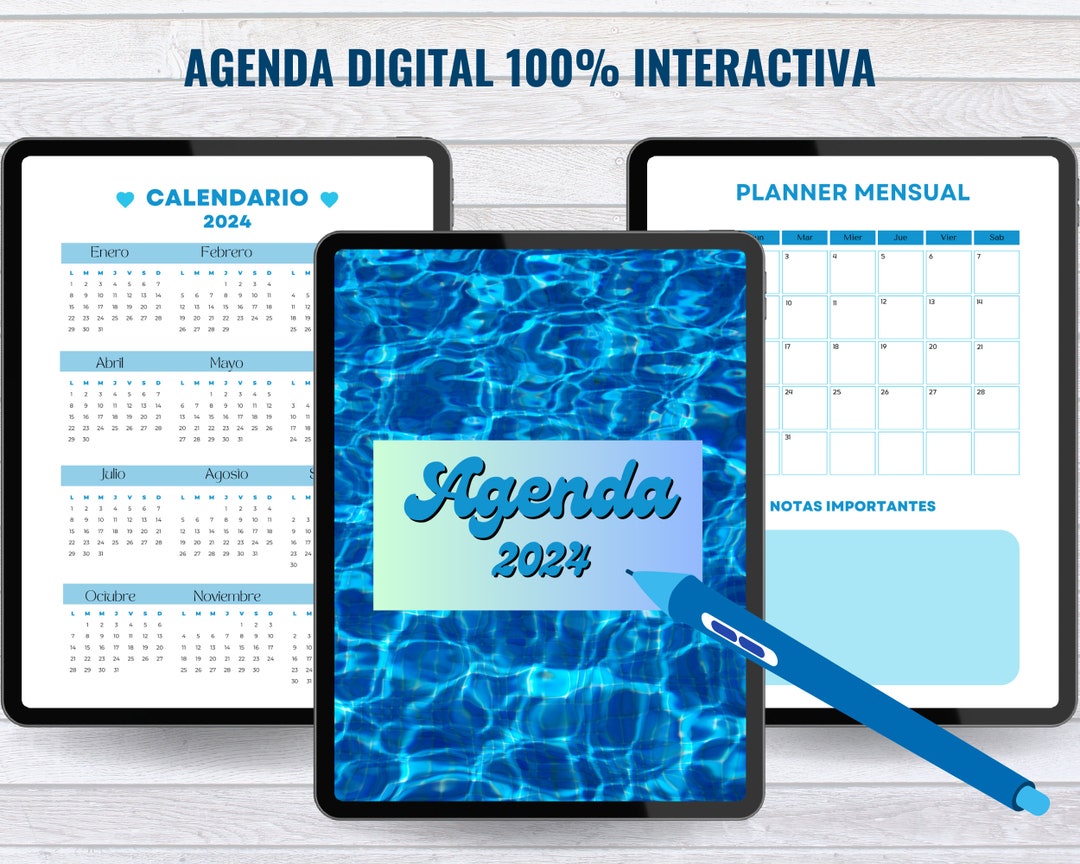 Interactive Digital Agenda - Etsy
