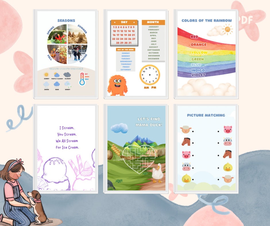 Ms Rachel Morning Menu Worksheet Printable Homeschool Boy/girl - Etsy