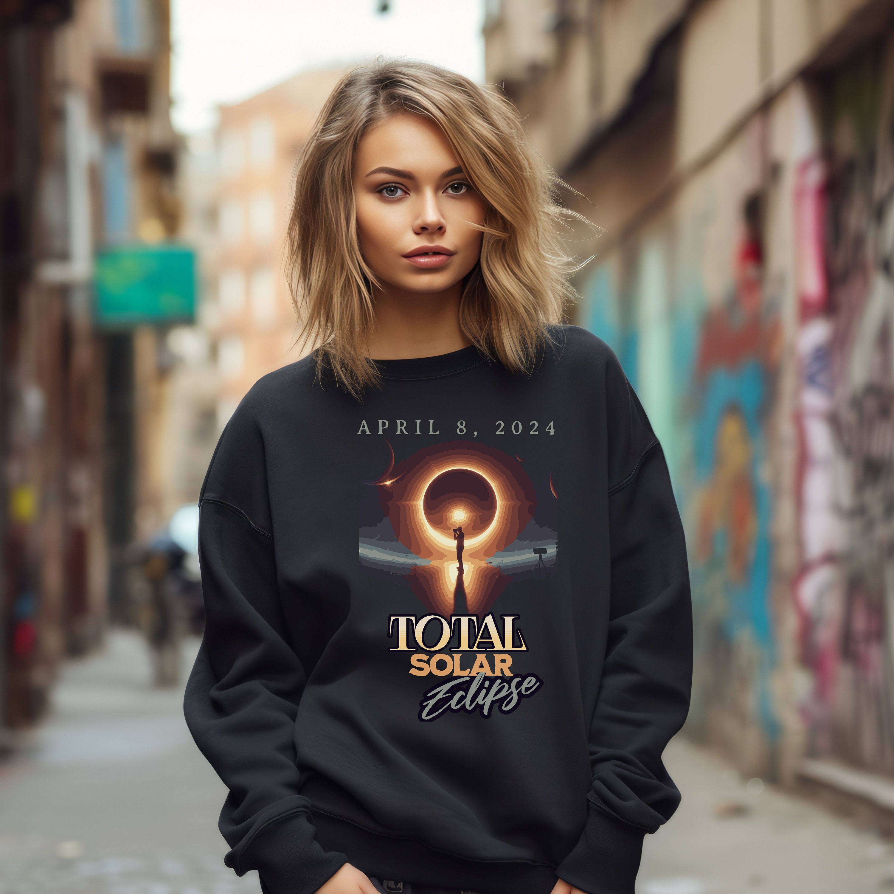 Eclipse 2024 Sweaters, Total Eclipse 2024 Sweatshirt for Men, for Women, Total Eclipse 2024 ...
