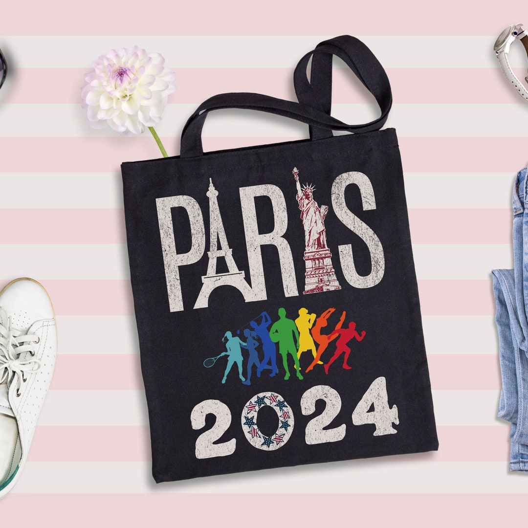 2024 Olympics Merch Tote Bag, Paris Olympics 2024 Carry Tote, Olympics ...