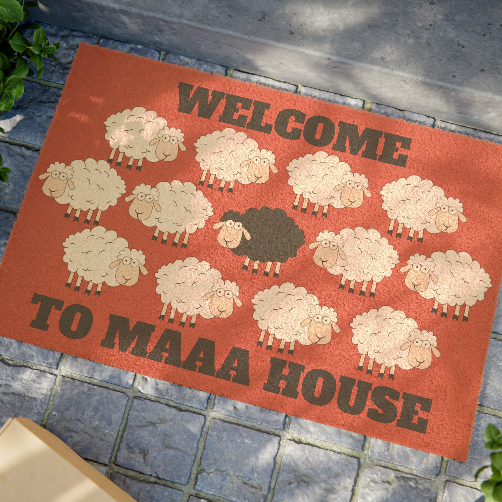 Welcome to MAAA House Doormat,black Sheep Front Doormat,newlywed Gift ...
