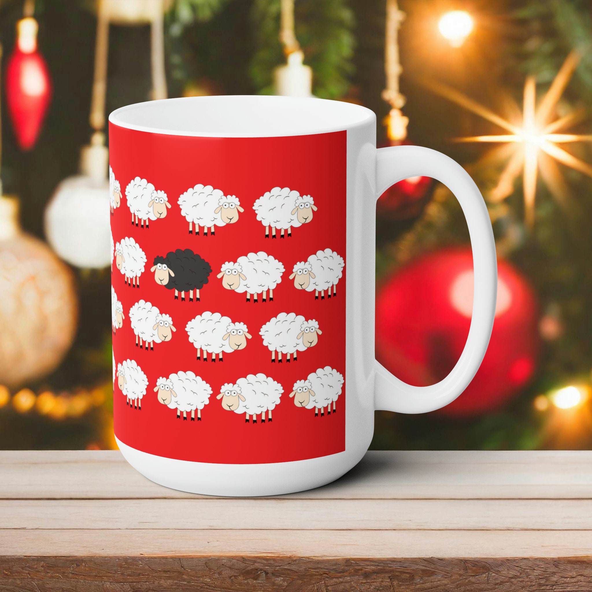 Black Sheep Coffee Mug 15oz, Diana Style,black Sheep of the Family Mug ...