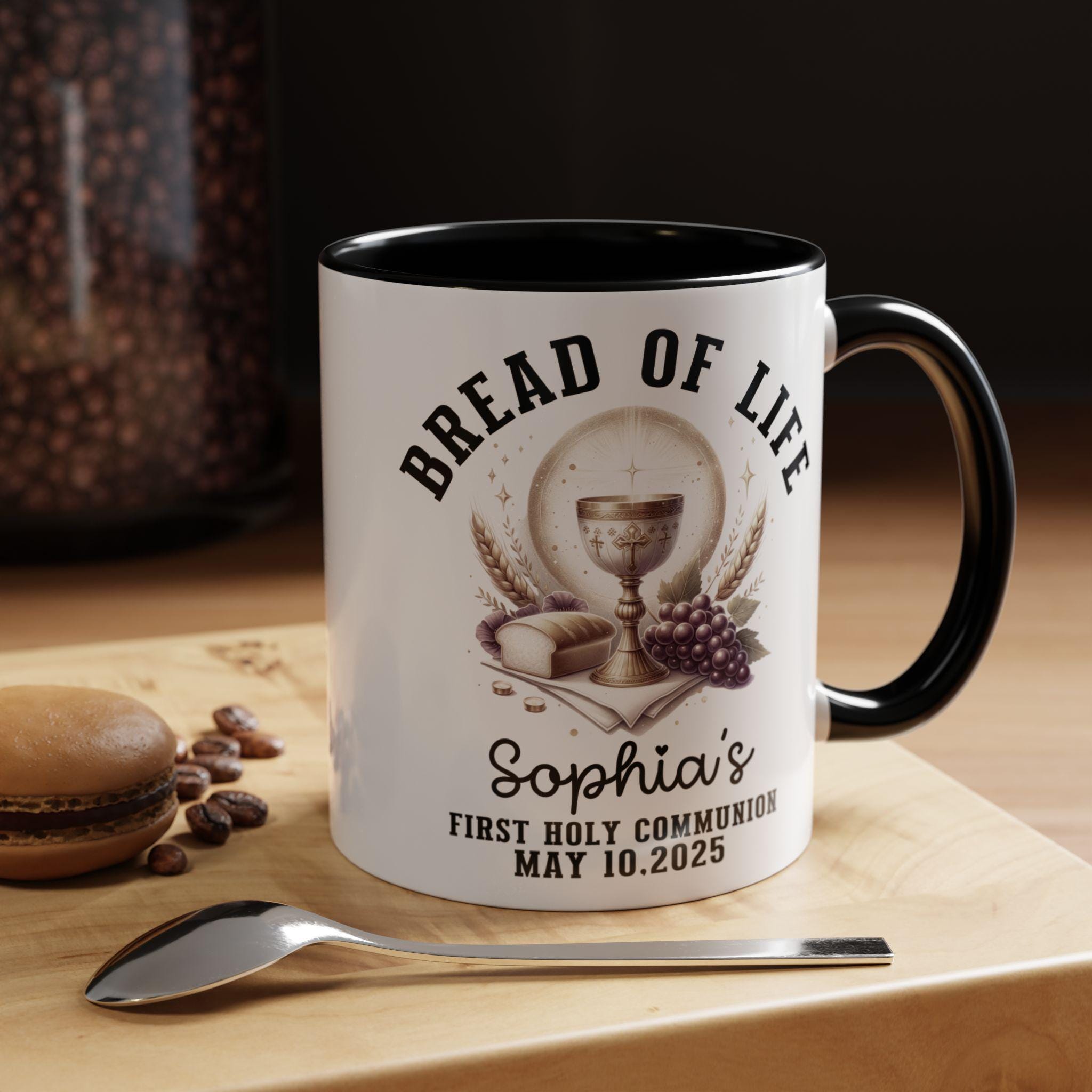 Custom Communion Mug,1st Holy Communion Name Cup,personalized Catholic ...