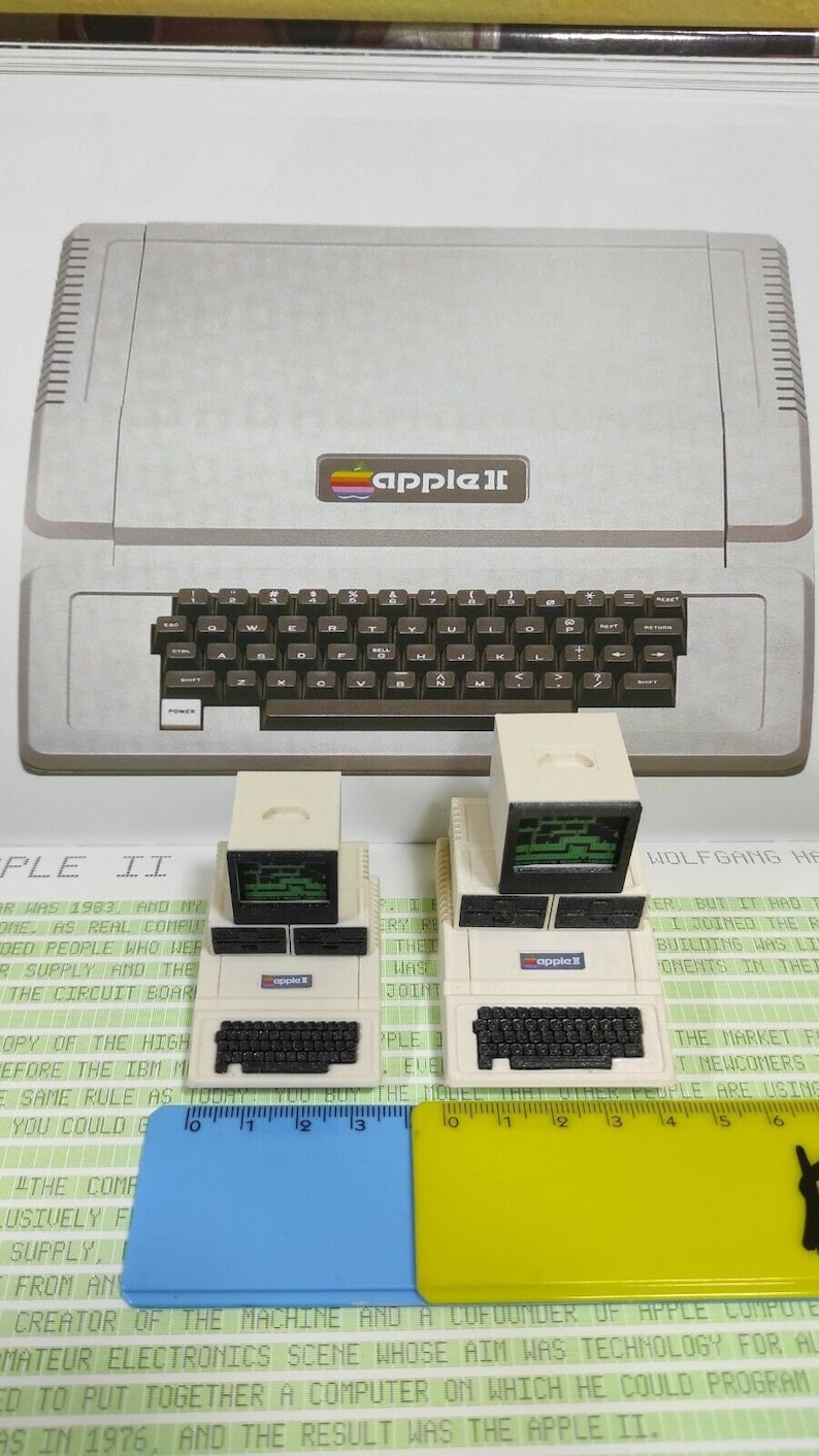 Apple II Miniature - Etsy