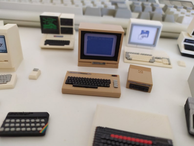 DELUXE SET - 12 COMPLETE Retro Computers Miniatures - Etsy