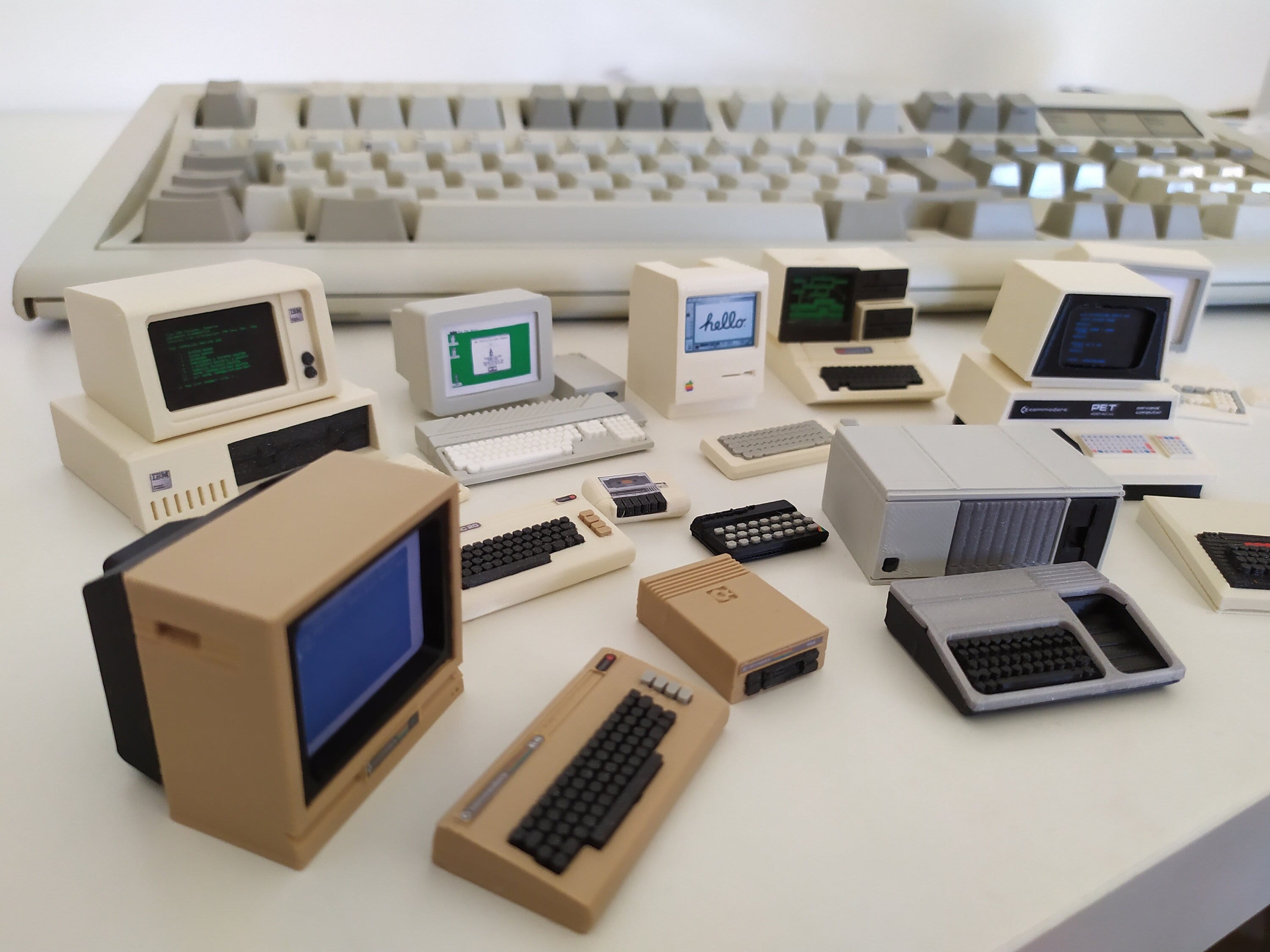 DELUXE SET 12 COMPLETE Retro Computers Miniatures - Etsy