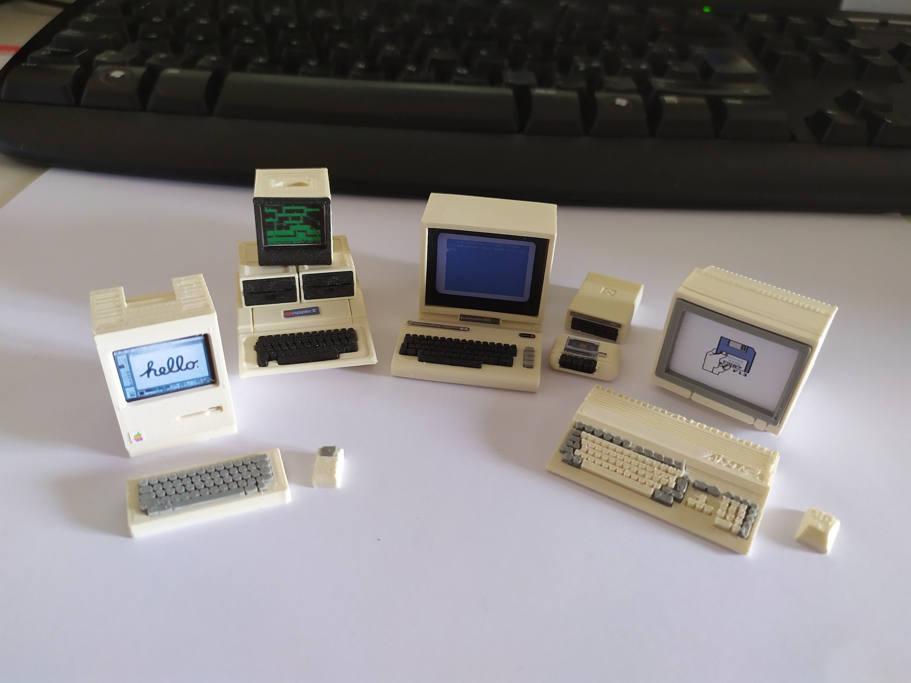 Doll House Retro Computers Miniature 1:12 Scale - Etsy