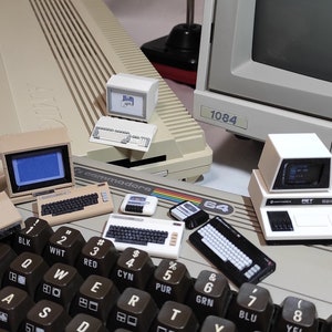 SET Commodore Computers - 5 Retro Computers Miniatures - Etsy
