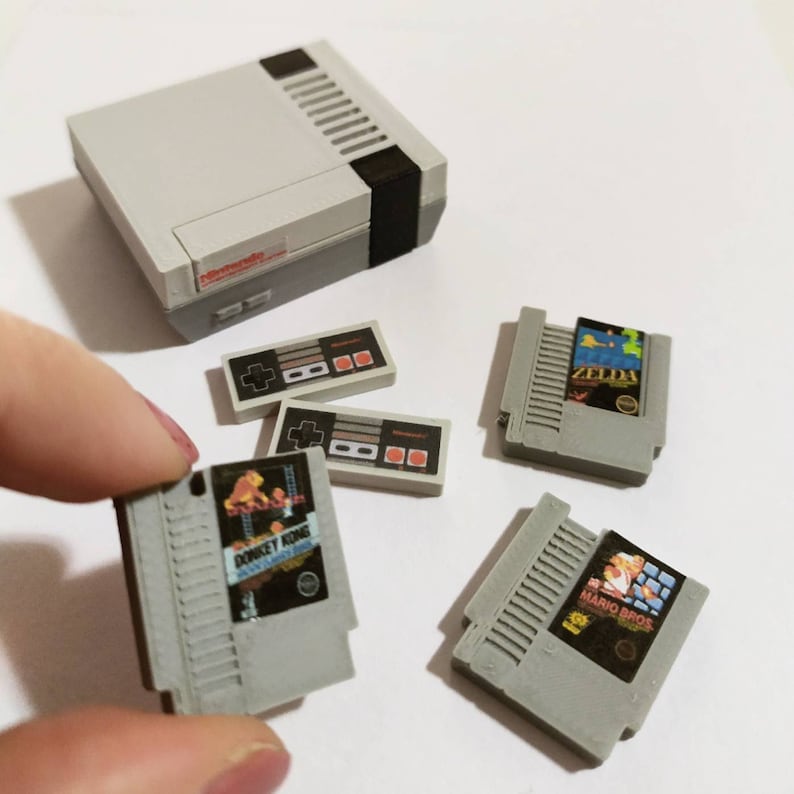 NES - Nintendo Entertainment System Miniature - Etsy