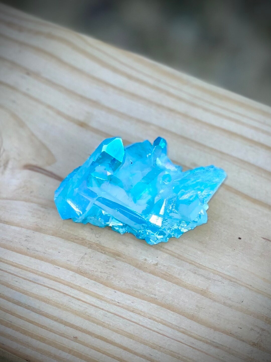 Blue Angel Aura Quartz Freeform - Etsy