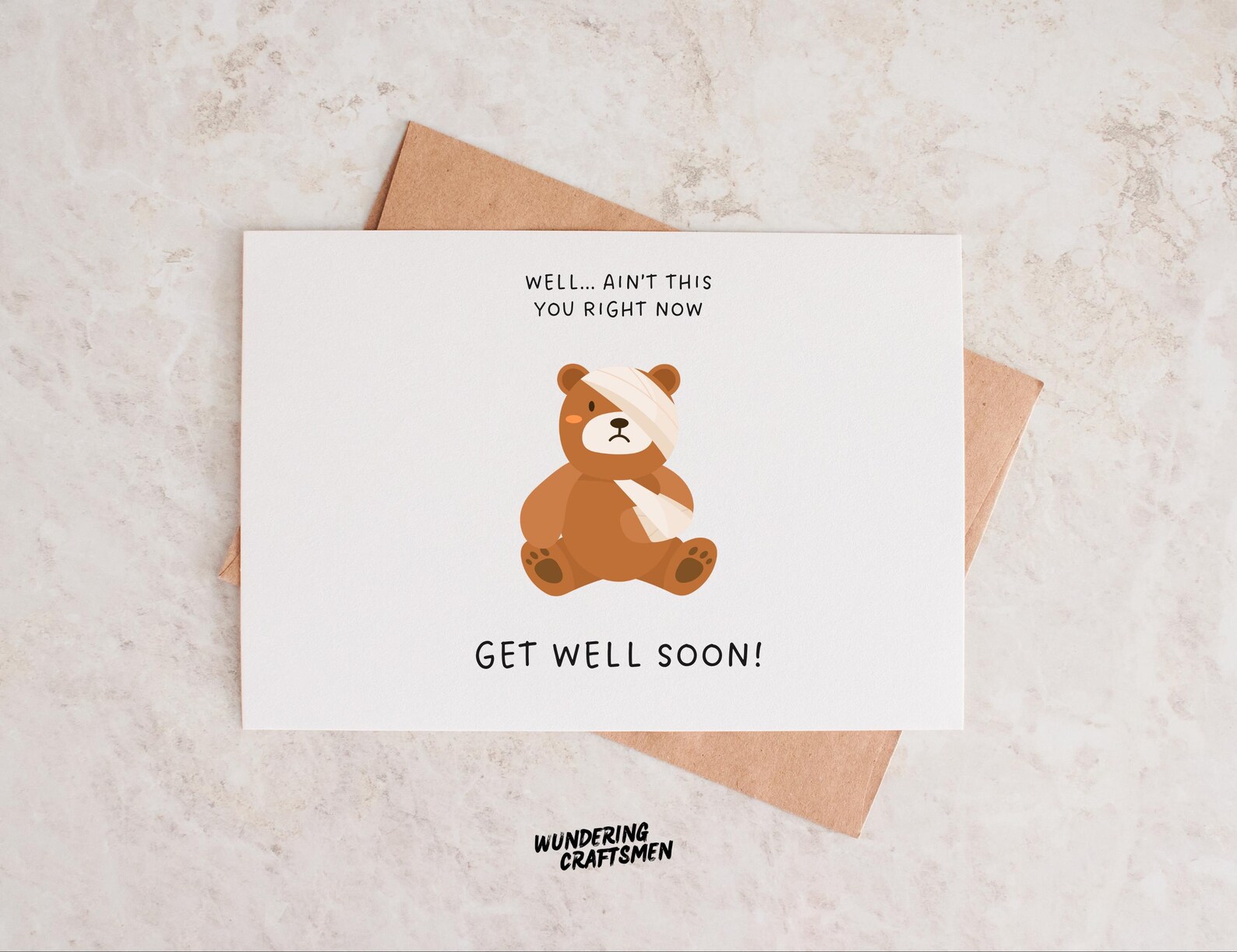 Editable Get Well Soon Card Bestie Speedy Recovery Card for Bff ...
