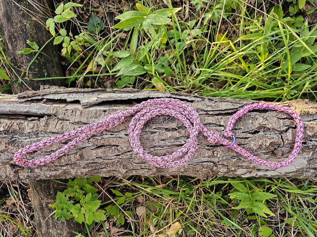 5 Feet Paracord Dog Slip Leash - Pink Camouflage - Etsy