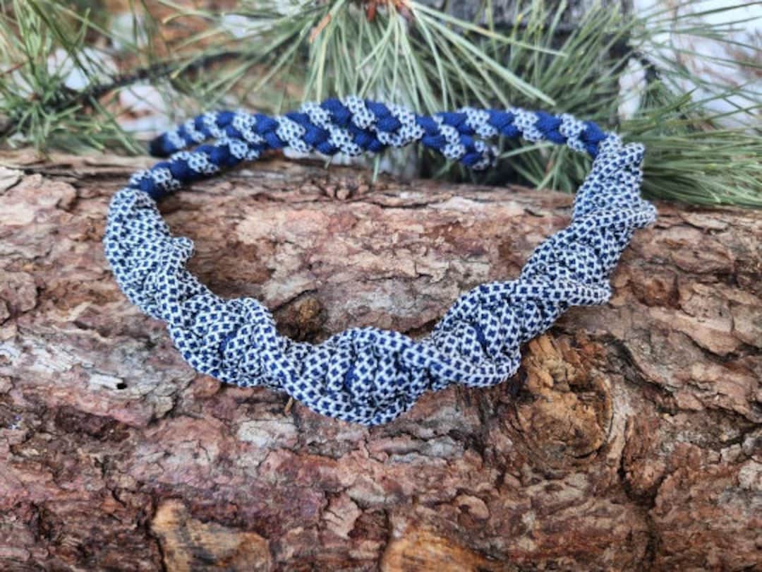 Handmade Navy Diamond Paracord Bow Sling: Archery Wrist Strap - Etsy